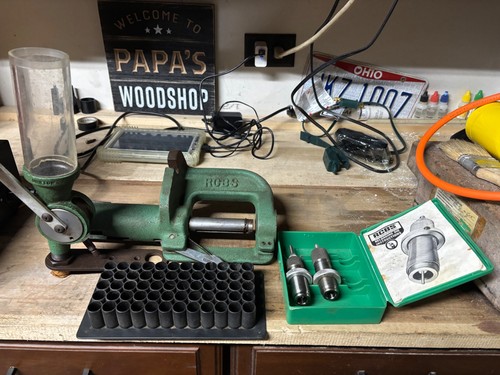 RCBS Reloading JR2 reloading press kit with priming assembly and powder ...