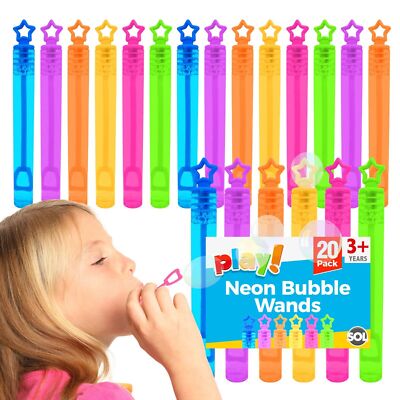 20-140 Kids Party Bag Bubbles Mini Wands Tubes Toys Fillers Favours For ...