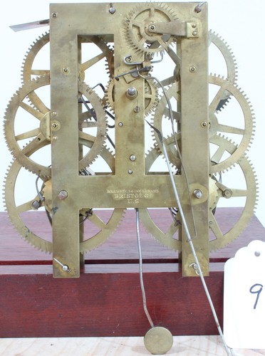 Vintage Brewster & Ingraham Winding Clock Movement 9 | eBay