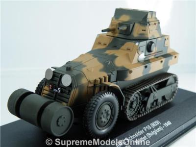 AMC SCHNEIDER P16 TANK ARMY MODEL 1940 M29 METTET 1/43RD SIZE VERSION ...