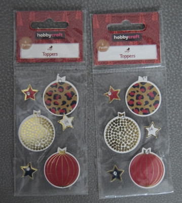 Hobbycraft Jungle all the Way Bauble Toppers 6 pcs x 2 | eBay UK