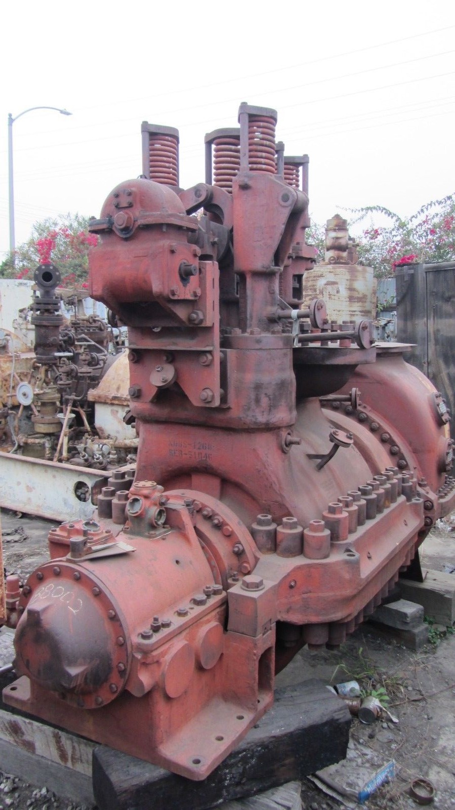 General Electric Steam Turbine 14,500HP 5714RPM 525psig 825°F 55.8psi ...