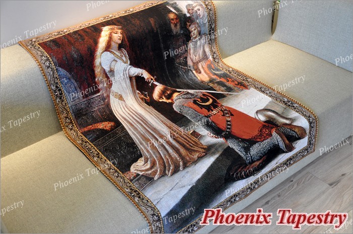 The Accolade Medieval Fine Art Tapestry Wall hanging, 55"x39" | eBay