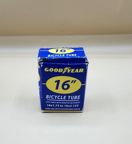 Goodyear 16" X 1.75-2.125 Bike Tube schrader valve | eBay