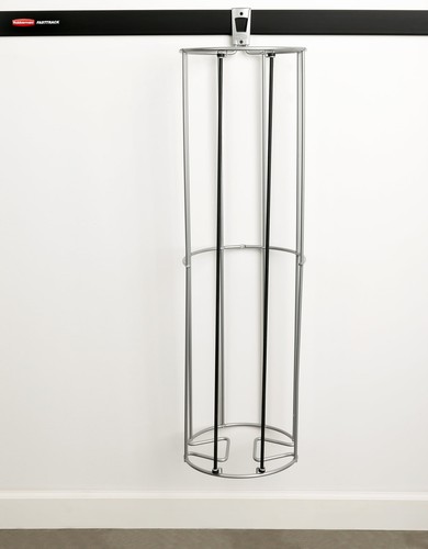 Rubbermaid Garage FastTrack Rail Vertical Ball Rack, Satin Nickel,Metal ...
