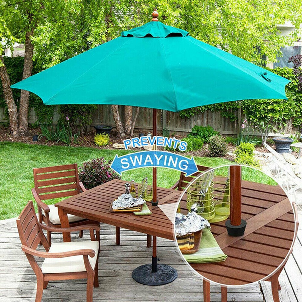Patio Umbrella Cone Wedge Adapter Ring Plug For Parasol Terrace Table ...