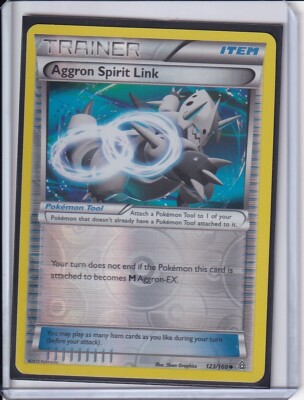 Reverse Holo Aggron Spirit Link 123/160 Pokemon TCG 2015 | eBay