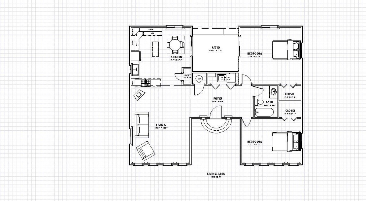 Modern H Shaped Floor Plans