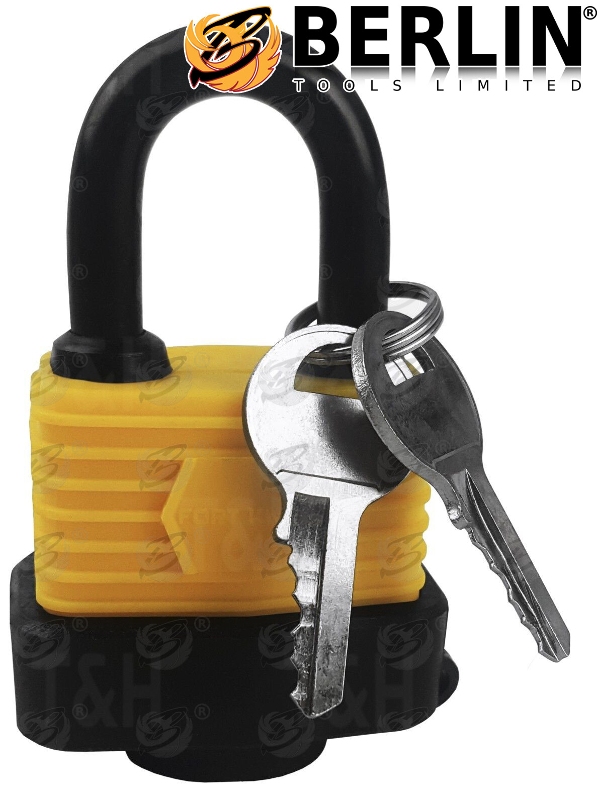 4 x Keyed Alike Heavy Duty WATER PROOF Padlocks 40mm Hardened Steel ...