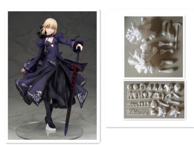 Fate Altria Pendragon 1/7 Figure Unpainted GK Model Unassembled Resin ...