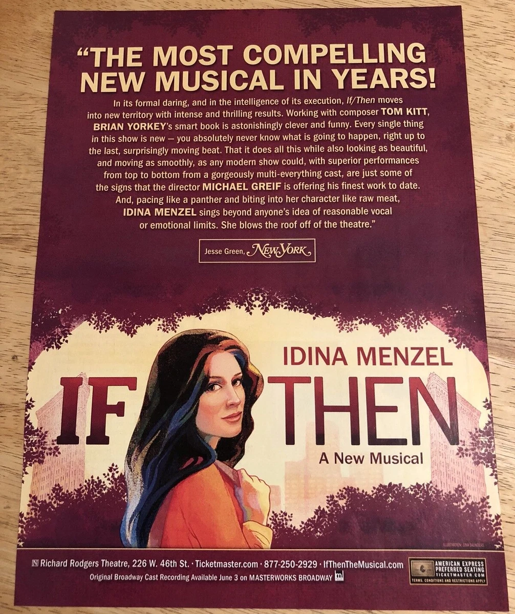 If Then Musical Poster