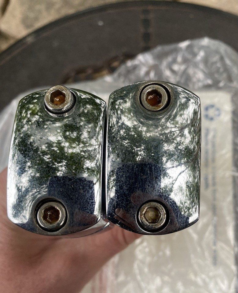 Vintage 6 Inch Chrome Candlestick-Style Handlebar Risers (2 piece ...