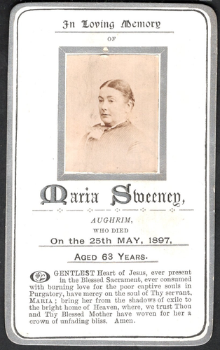 Victorian CDV - In loving memory - Photo Ireland Dublin | eBay