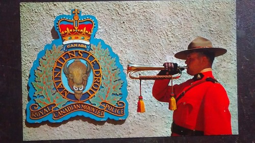 Royal Canadian Mounted Police, Crest & Bugle Player | eBay