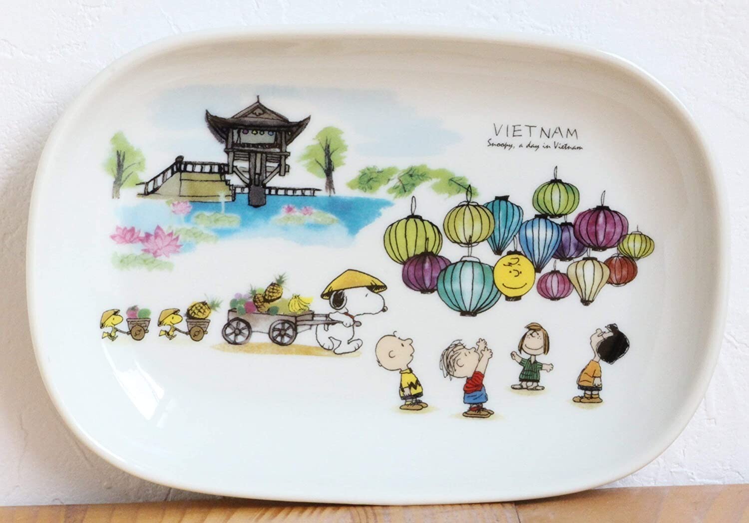 Peanuts Snoopy Oval Plate Egypt & Vietnam 2 Pattern Set 3870062 from ...