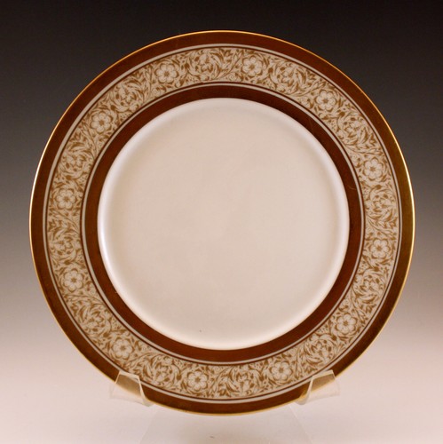 FURSTENBERG PORCELAIN GERMANY EMPEROR SALAD PLATE GOLD RIM VINTAGE | eBay
