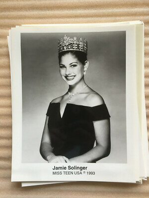 Jamie Solinger 1993 Miss Teen USA , original vintage press headshot ...