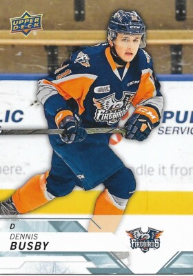 Dennis Busby #170 - 2018-19 CHL - Base - Flint Firebirds | eBay