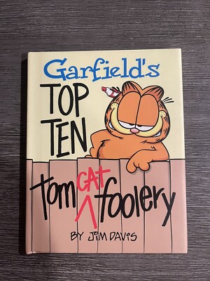 Garfield's Top Ten Tom Cat Foolery Hardcover Jim Davis | eBay