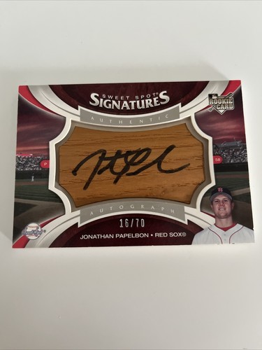 Jonathan Papelbon Sweet Spot Signatures Auto Rookie Card (16/70) | eBay