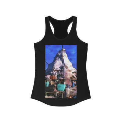 Women's Ideal Racerback Tank Disneyland Resort Sky Buckets Retro | eBay