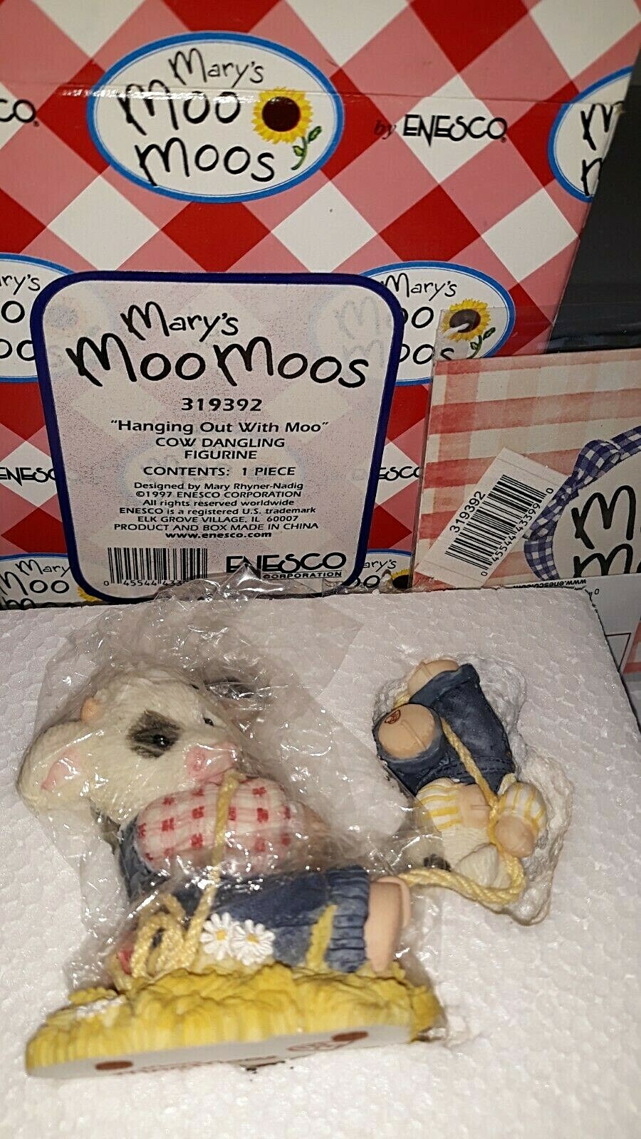 Mary's Moo Moos Cow Figuring Hanging out with Moo Dad & Son Play 319392 ...