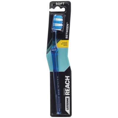 * Reach Between Toothbrush SOFT Multi Level Bristles Cleans Between ...