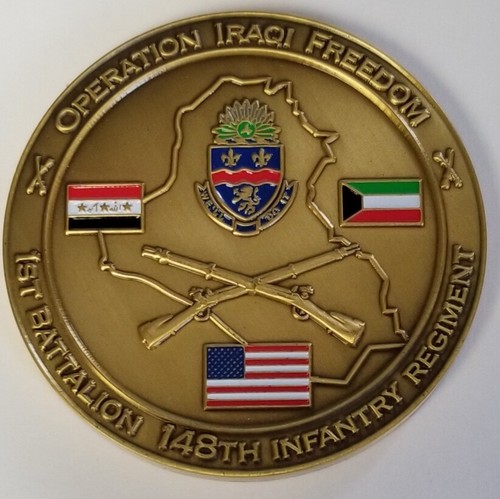 us ARMY OIF Operation Iraqi Freedom 1st Battalion 148th Infantry ...