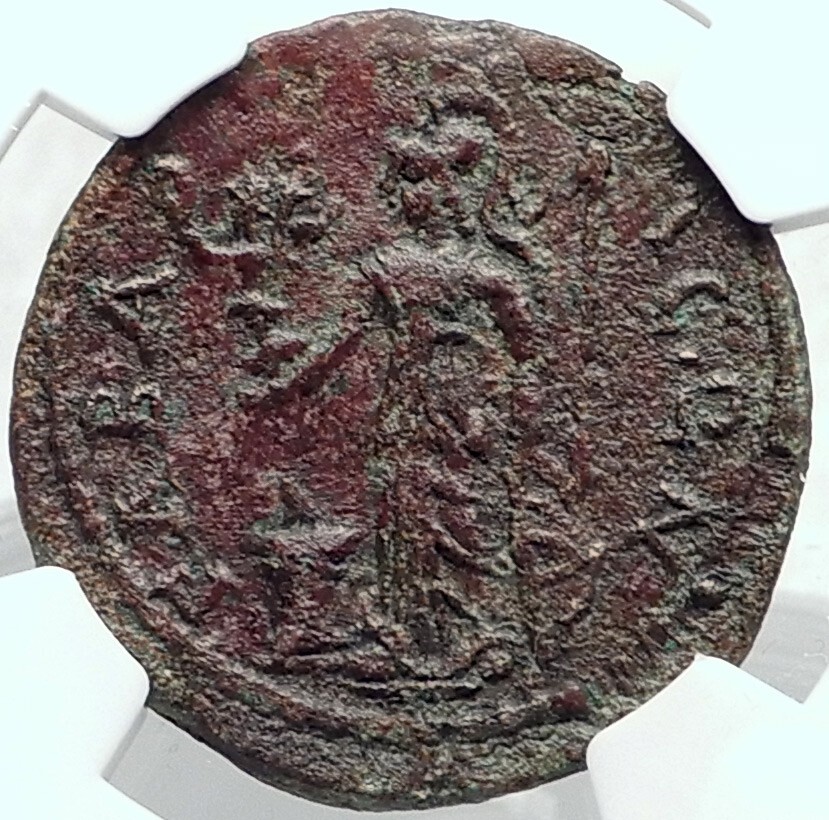 CARACALLA Very Rare Authentic Ancient Roman Coin of GABALA w ATHENA NGC ...