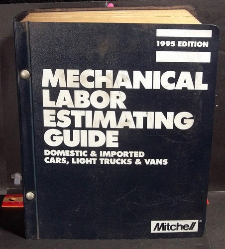 1995 Mitchell Labor Estimating Guide Domestic Import Cars & Trucks ...