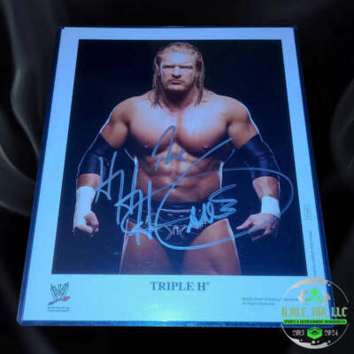 *WWF/WWE TRIPLE H SIGNED AUTOGRAPHED ORIGINAL 8X10 PHOTOFILE P-1037*# ...