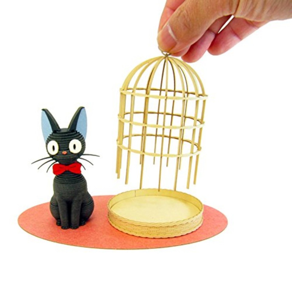 Sankei Miniatuart kit Studio Ghibli Kiki's Delivery Service Jiji Paper ...