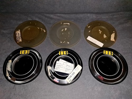 Lot of 3 IBM Corp. Computer Data Processing Magnetic Tape Reels 6.25" b ...