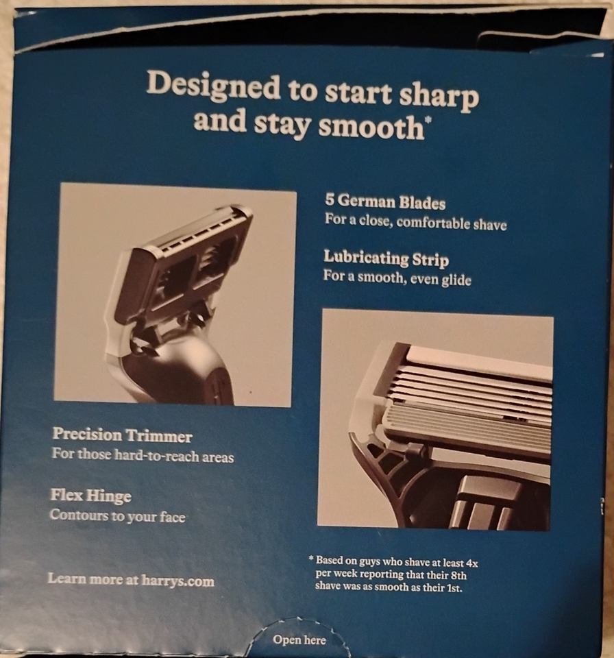 Harry’s Razor Blade Cartridges – 12 Pack – 5-Blade Refills – Precision ...