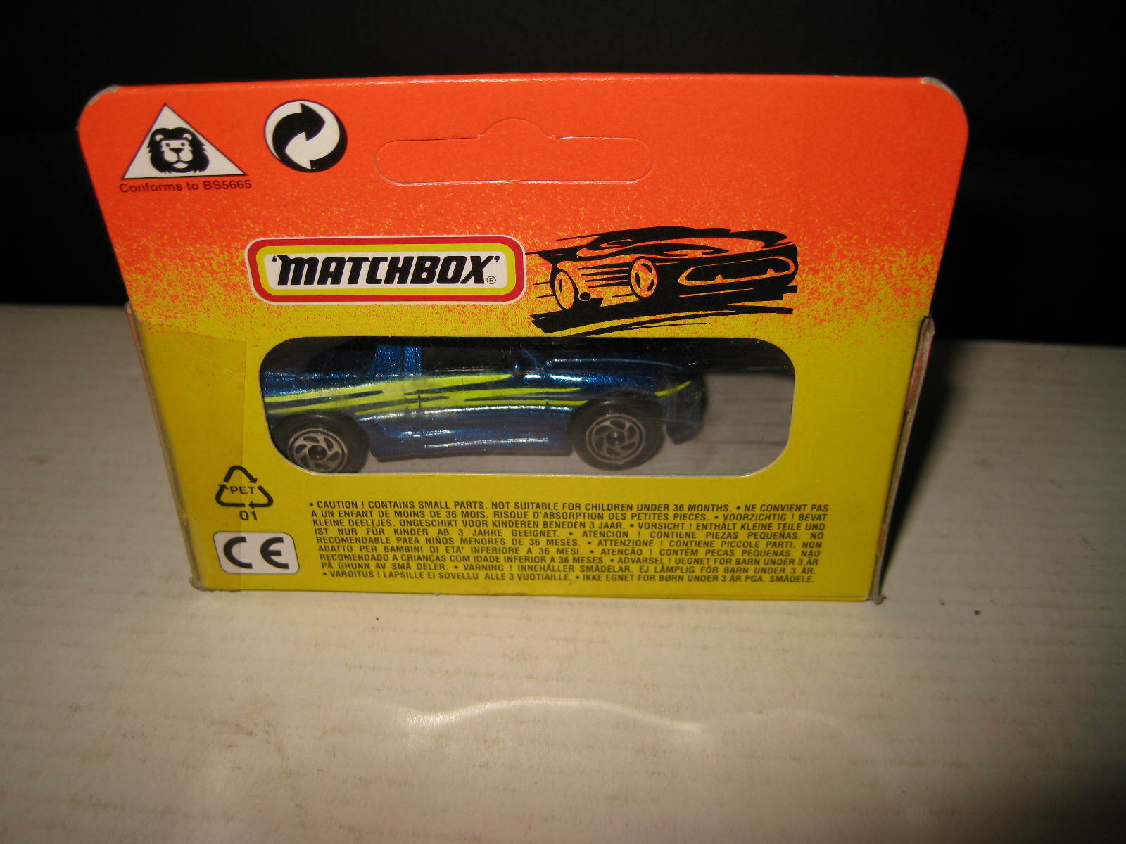 MATCHBOX 1/75 SERIES SUPERFAST MB-28 THE BUSTER PICK UP BLUE ORANGE ...