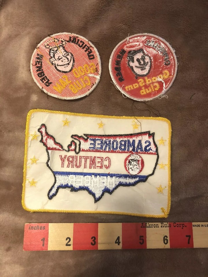 Patch Lot Of 3 GOOD SAM Camping Patches - One Us Large USA (Smaller 2 ...