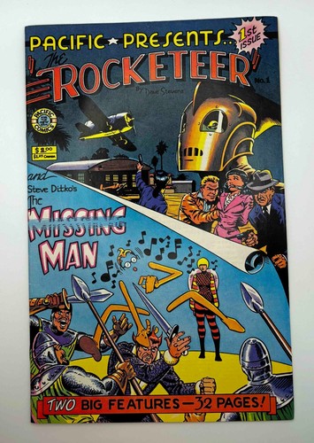 Pacific Presents The Rocketeer #1, Dave Stevens, Steve Ditko, 1982 ...