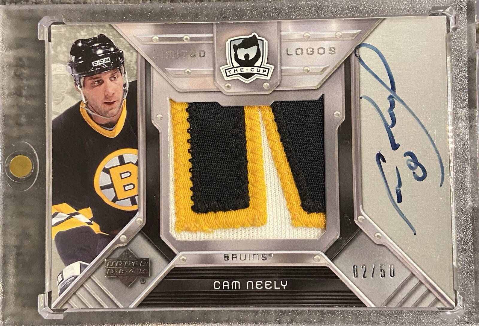 2006-07 The Cup Limited Logos Cam Neely Patch Auto | eBay