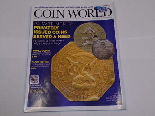 Coin World Magazine October 2021 Private Money World Paper 1981 P ...