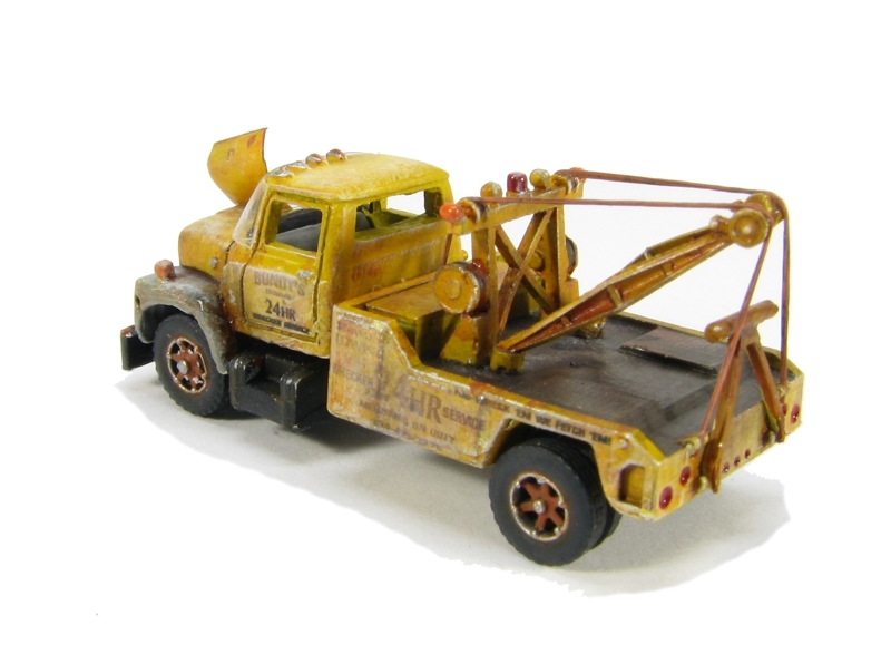 N Scale 60's "I" Class Loadstar Wrecker (Distressed) Kit Showcase ...