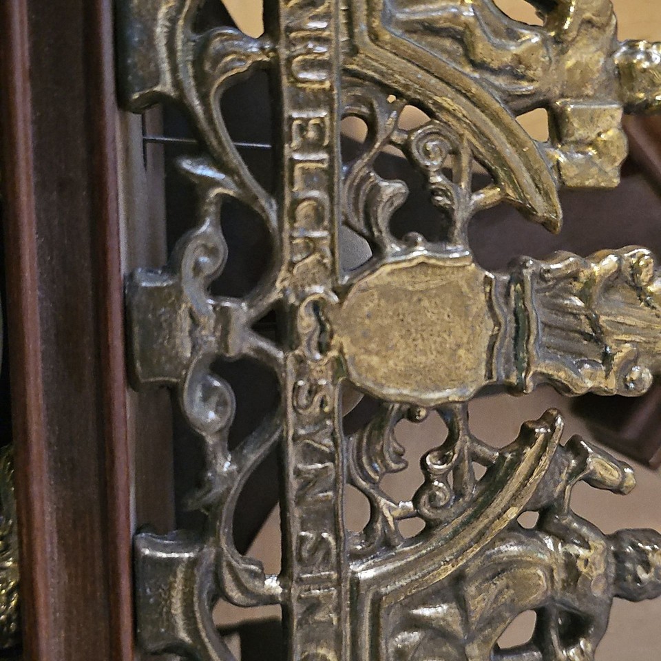 Vintage Warmink Wuba Zaanse Dutch Wall Clock Atlas Nu Elck Syn Sin | eBay