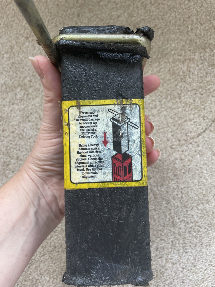 Genuine Metpost Driving Tool for 72 - 84mm 3" For Fence Post Spike ...