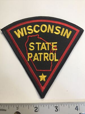 Wisconsin, state patrol patch, Police Quality New Clean Patch free ...