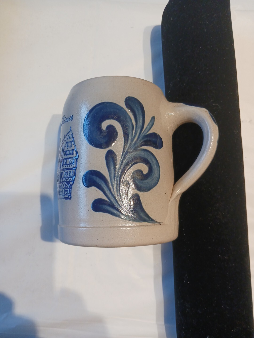 Vintage Cobalt Blue Stoneware Salt Glaze German Beer Stein Mug Cobalt ...