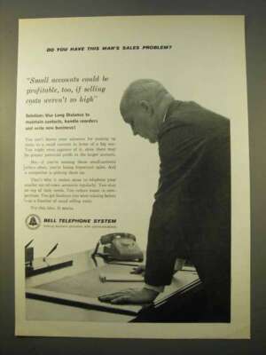 1963 Bell Telephone Ad - Small Accounts Profitable | eBay