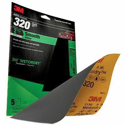 3M Sandpaper Wet or Dry Sheets, P320 grit, 9 x 11 inch, 32040 | eBay