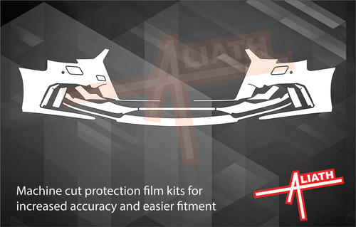 Fits Audi RS3 (8V) 2016-20 F Bumper CLEAR Stone chip guard Paint ...