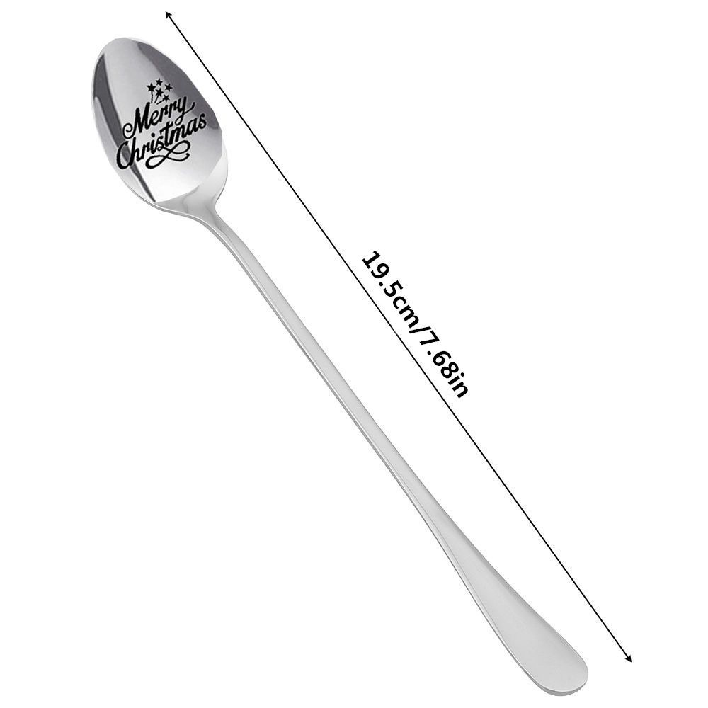 Day Best Present Engraved Spoon Christmas Spoon Teaspoon Coffee Spoons ...