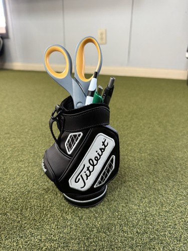 Titleist Golf 2023 Tour DESK Caddy Pen/Pencil Holder/ Black/White New ...