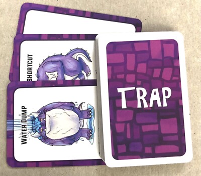 Monster Trap Game Replacement Part - Trap Cards EUC | eBay